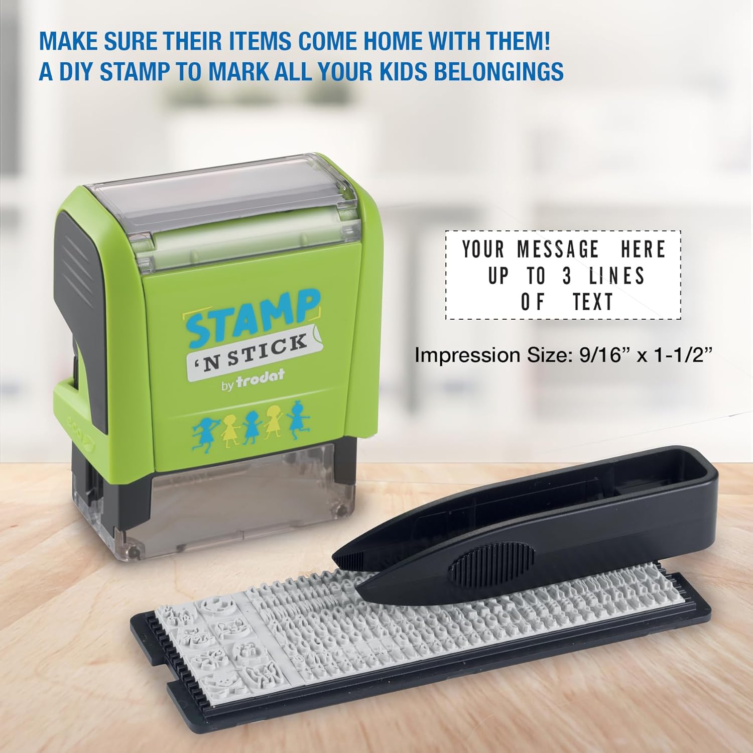 Trodat Stamp 'N Stick - schoolbooksets.com